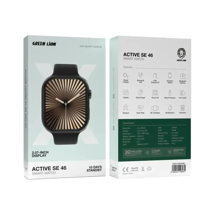 Green Lion Active SE 46 Smart Watch - 961Cells