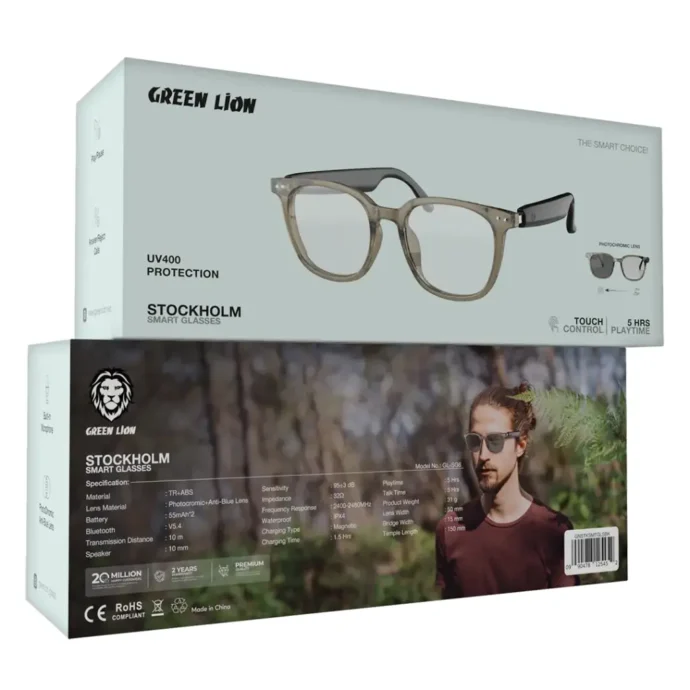 Green Lion Stockholm Smart Glasses - 961Cells
